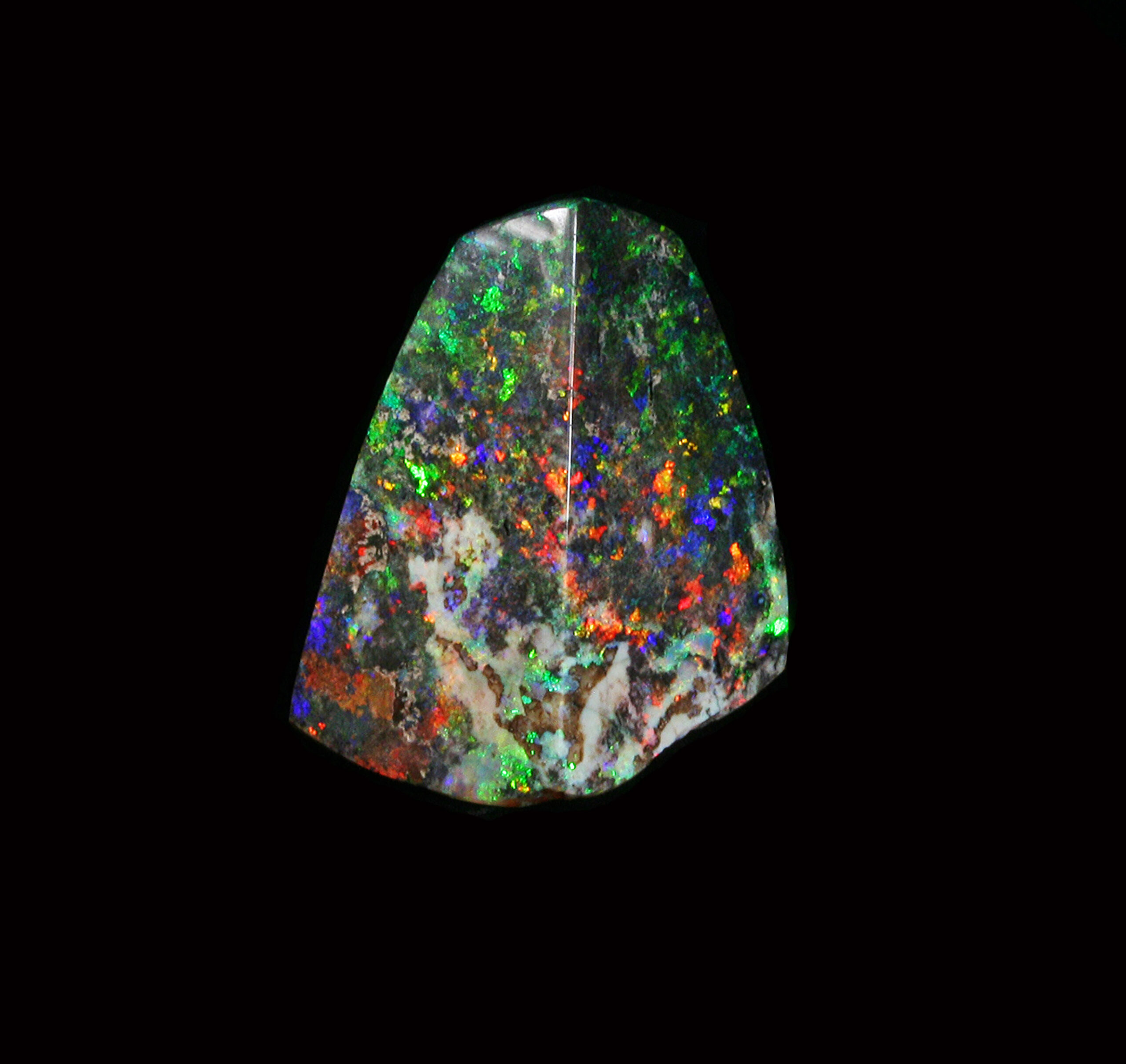 Ópalo arlequín - Krystala, la web del mundo de los cristales, minerales ...